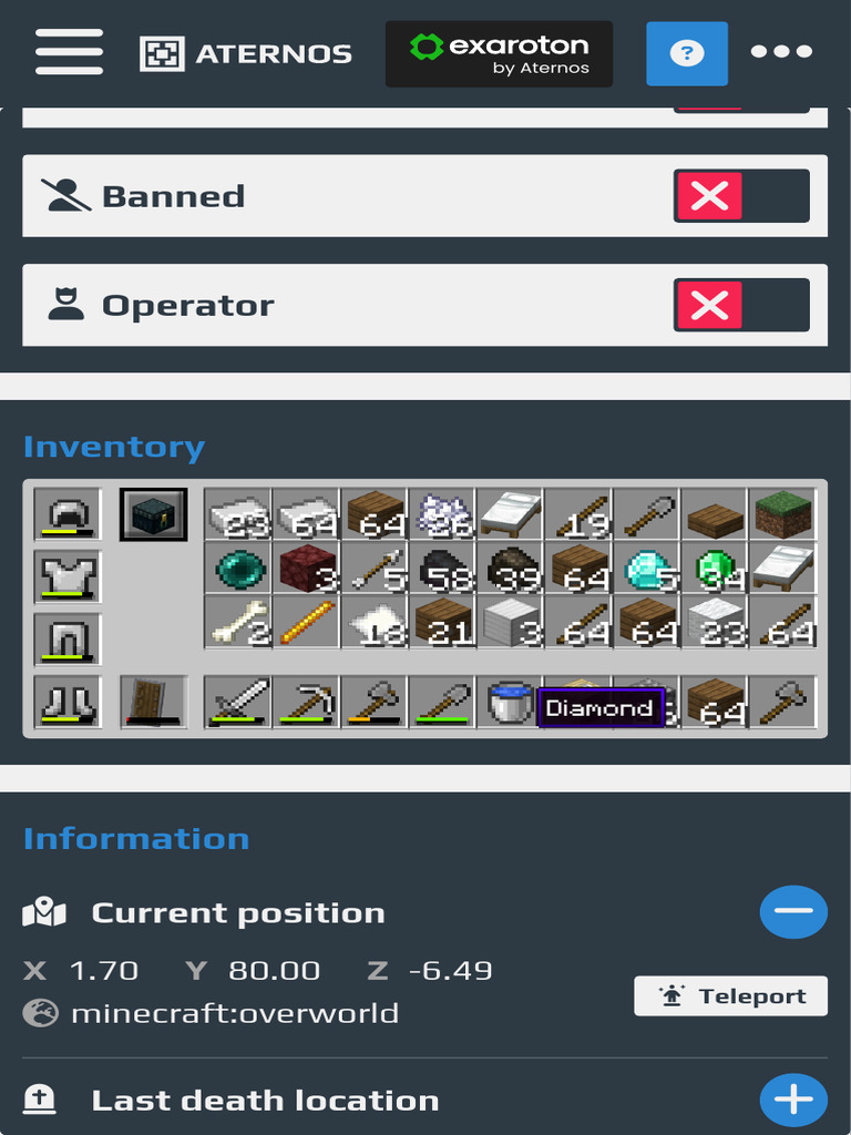 Players Aternos Free Minecraft Server | PDF