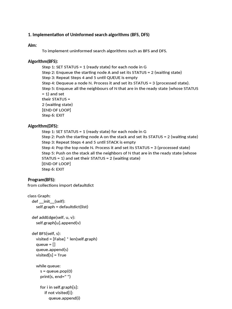 Aiml Lab Manual Updated Exp1 | PDF | Queue (Abstract Data Type ...