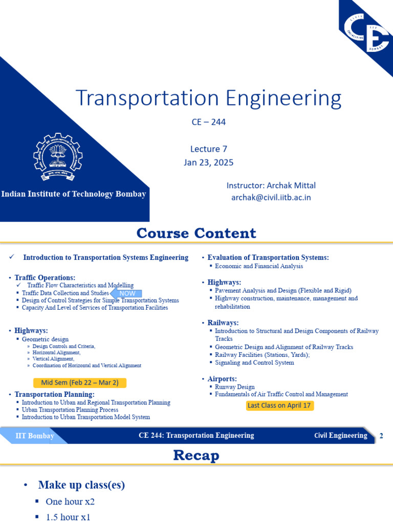 Traffic Data Collection Methods in Transportation | PDF | Traffic | Volume