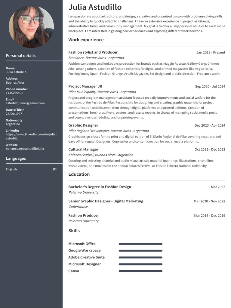 Julia Astudillo Resume | PDF