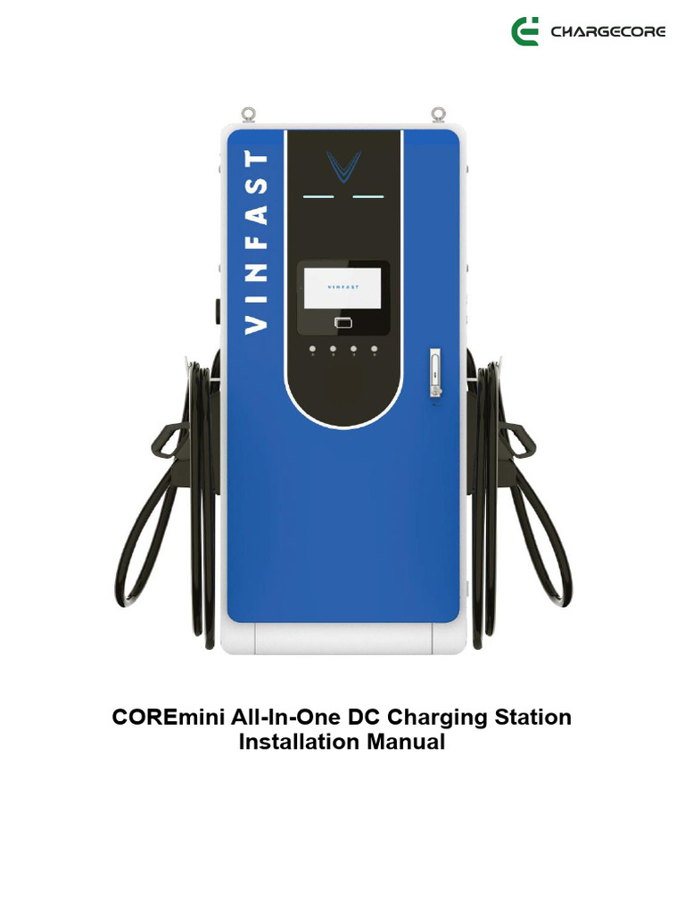 1 - COREmini All-In-One DC Charging Station Installation Manual ...