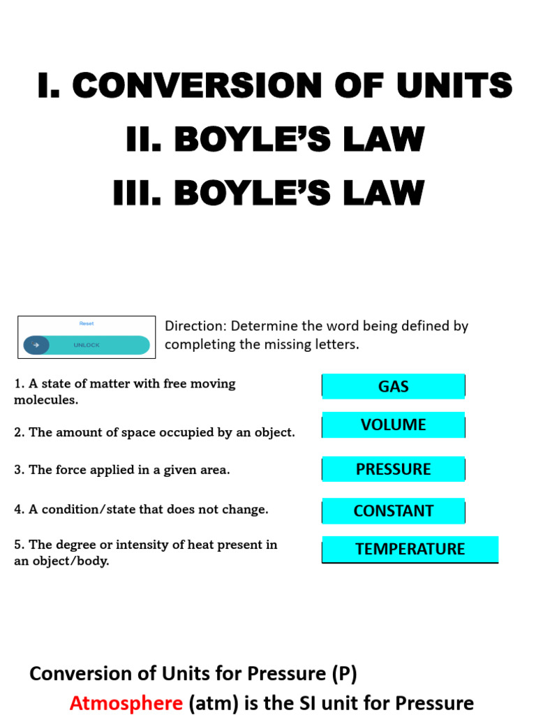Q4-BOYLES LAW-CHARLES LAW | PDF | Pascal (Unit) | Gases