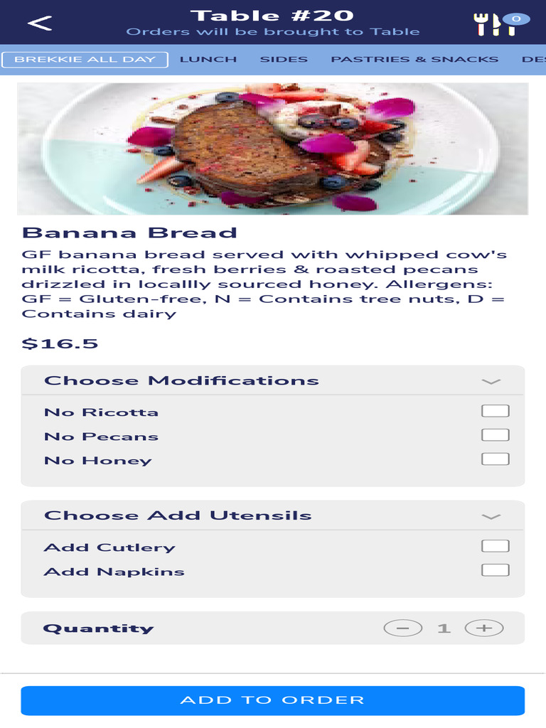 Menu Bluestone Lane Dining | PDF