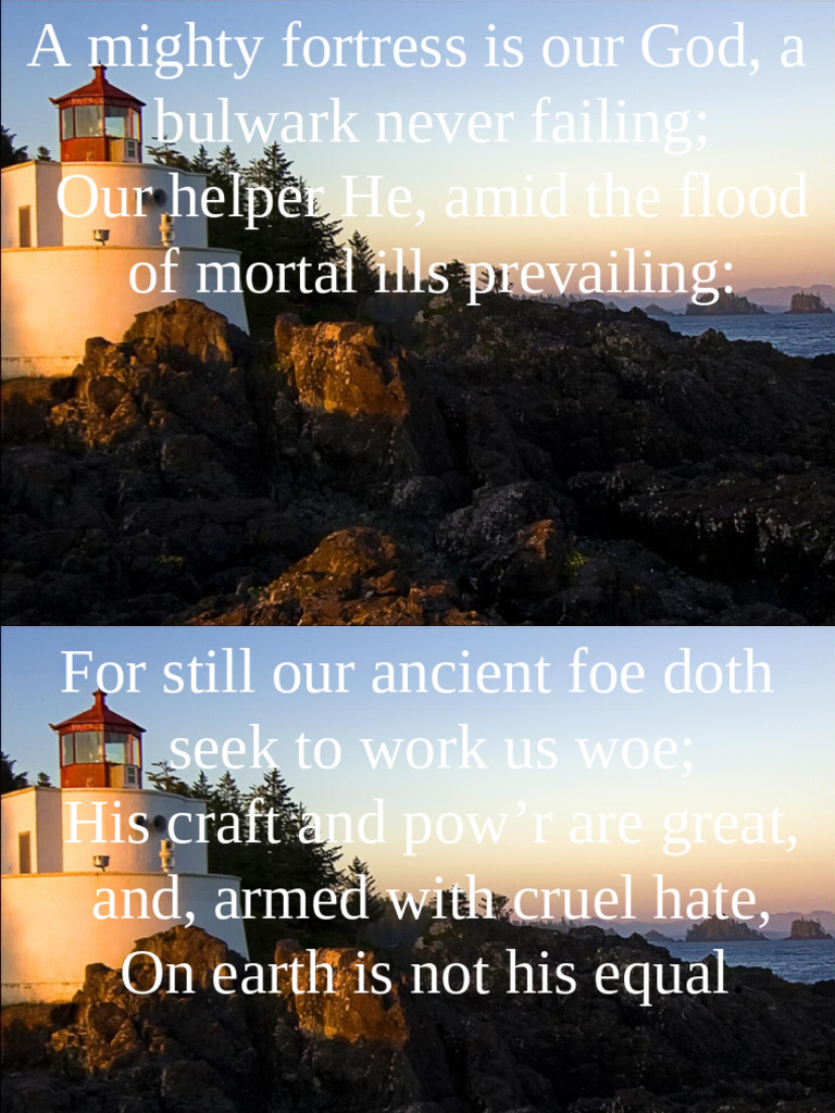 A Mighty Fortress Is Our God | PDF