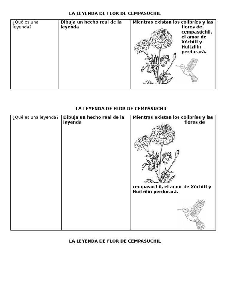 Leyenda de Xóchitl y Huitzilin | PDF