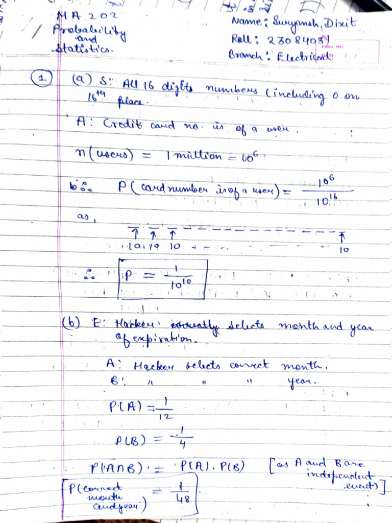 Maths Assignment | PDF