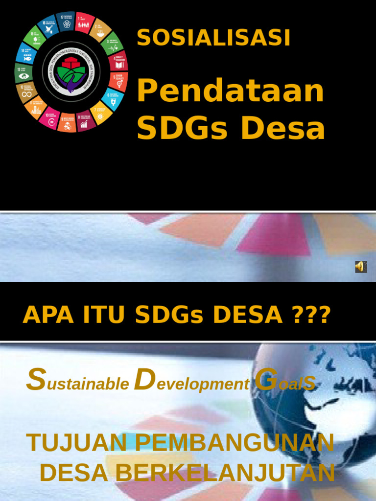 Sosialisasi Pendataan SDGs Desa | PDF