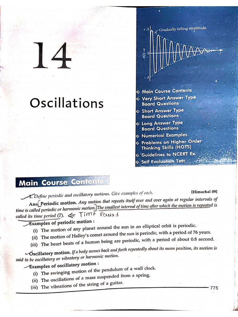 CH 13 Oscillation | PDF