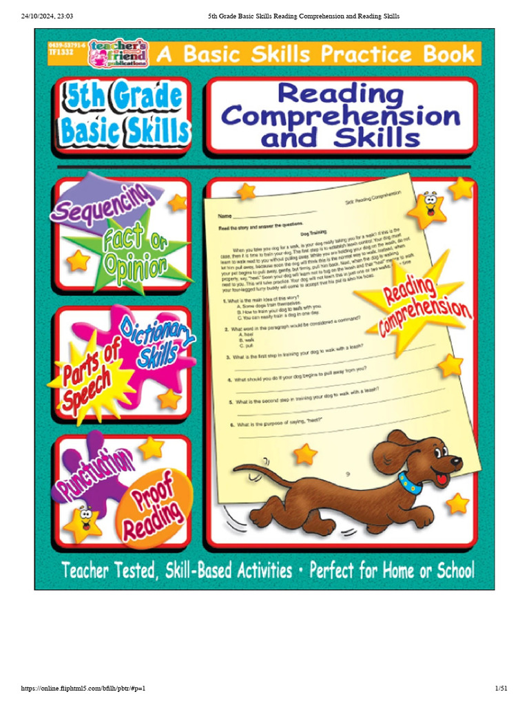 5th Grade Reading Skills Guide | PDF | Reading (Process) | Procedural ...