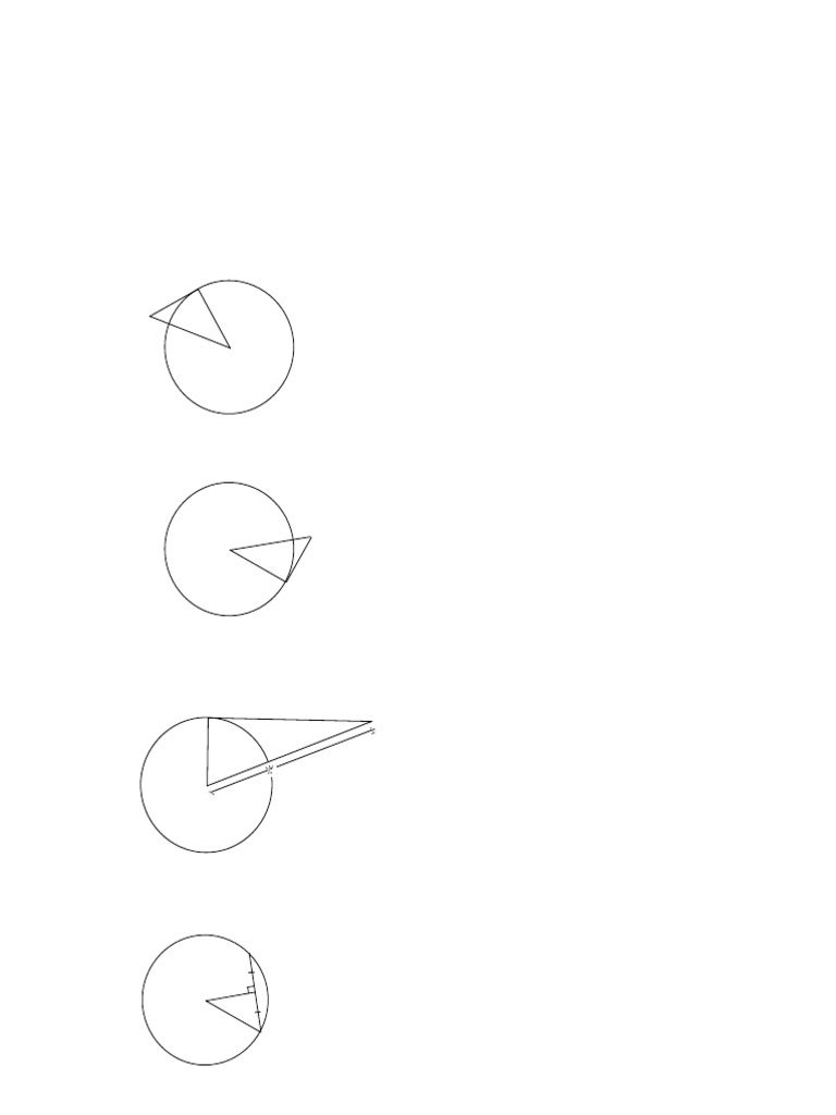 Review Unit 8 Circle Geometry | PDF | Circle | Perpendicular