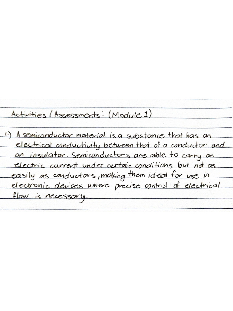 ECEN Assessment Module 1 | PDF