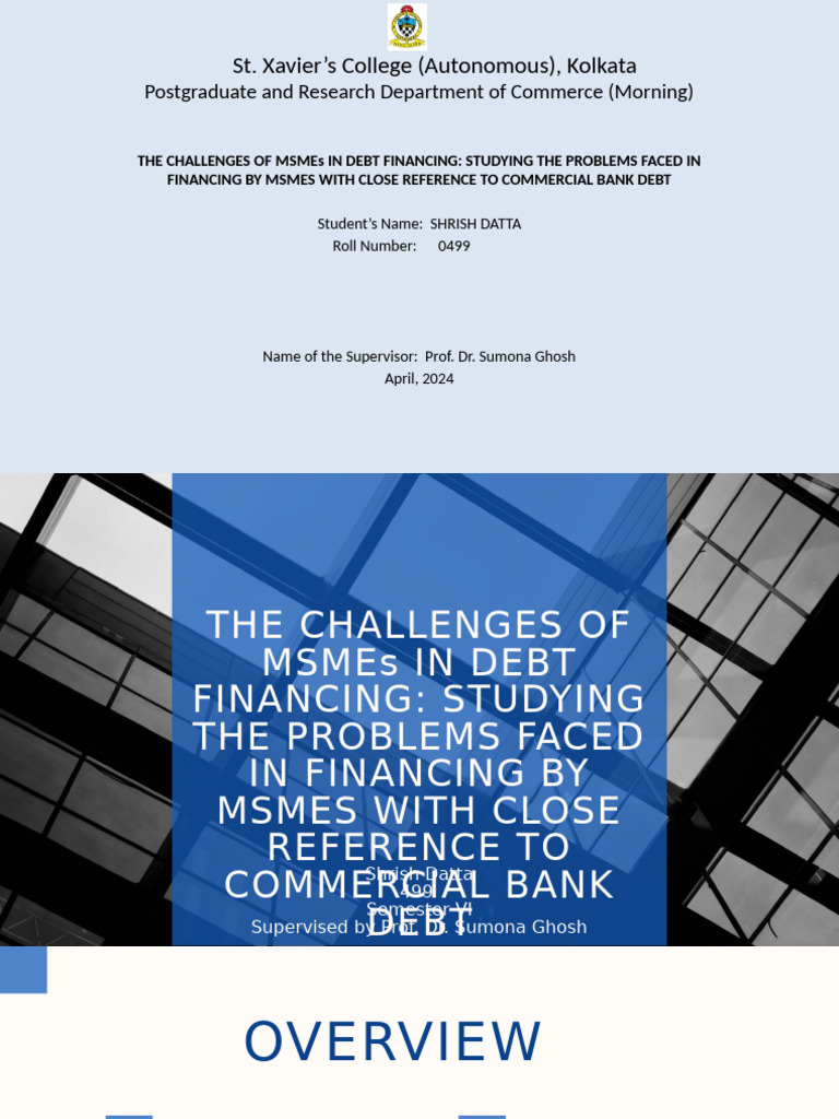 Dissertation (1) SHRISH | PDF | Loans | Banks