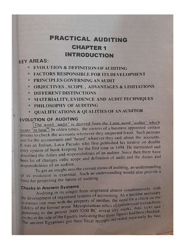 auditing unit-1_edited | PDF