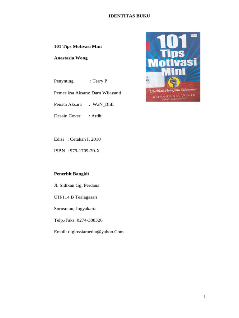 101 Tips Motivasi Mini | PDF