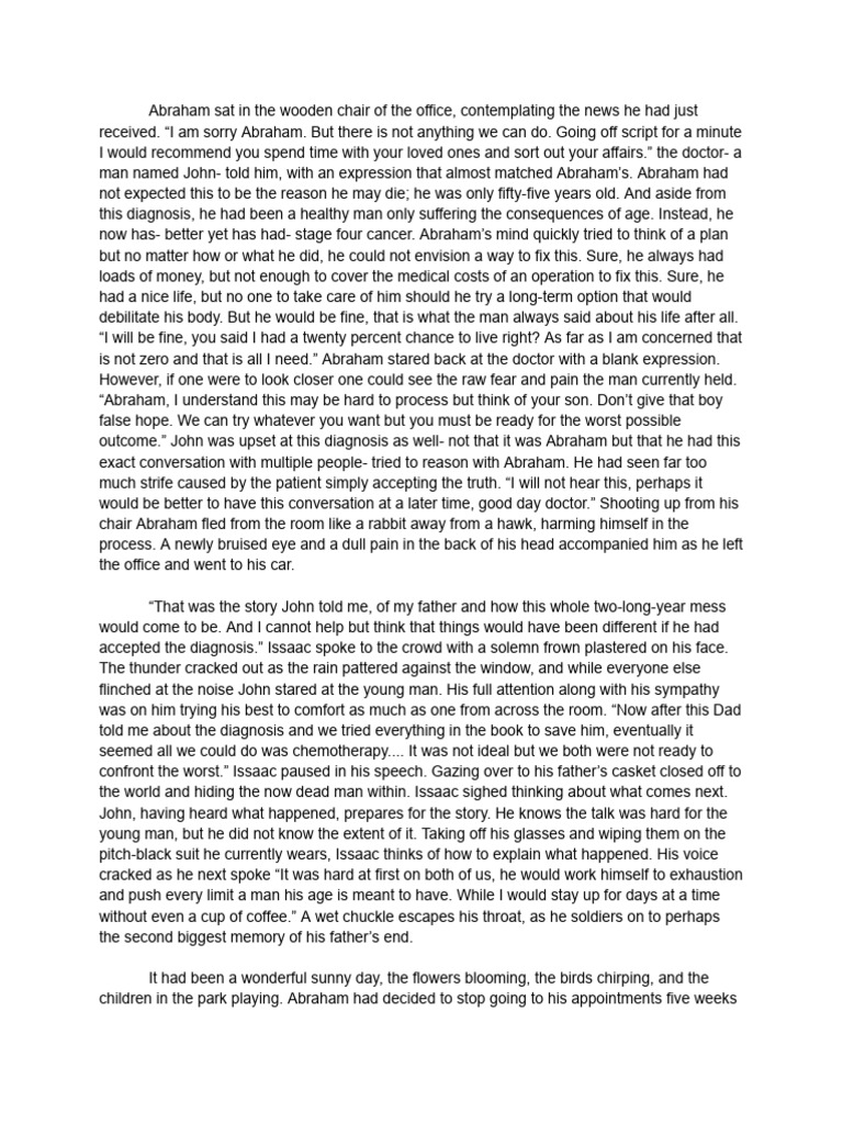 The Ghost of My Father-English Short Story | PDF