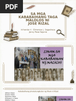 Sa Mga Kababaihang Taga-Malolos Ni Jose Rizal | PDF