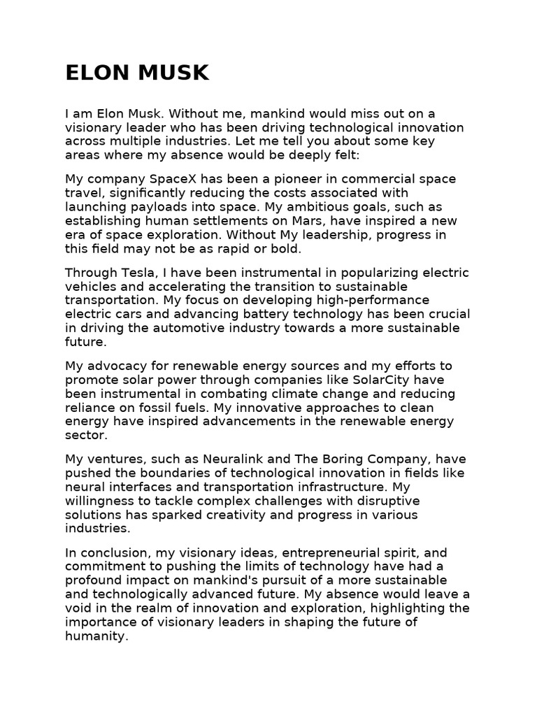 Elon Musk | PDF