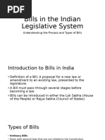 Different Types of Bills | PDF | Bill (Law) | Government