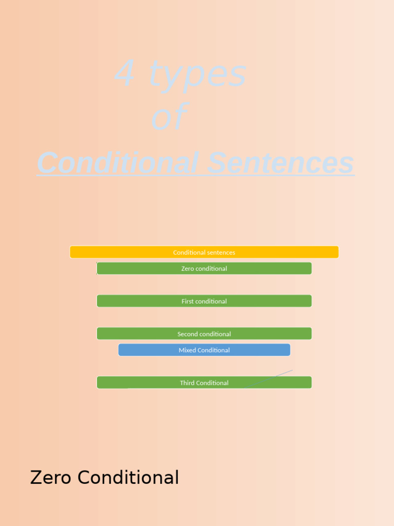 Types of Conditional Sentences Explained | PDF | Verb | Linguistic Morphology