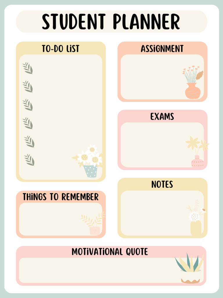 Student Planner 3 | PDF