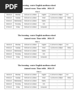 2025 NED MSCE MOCK TIMETABLE | PDF | Science