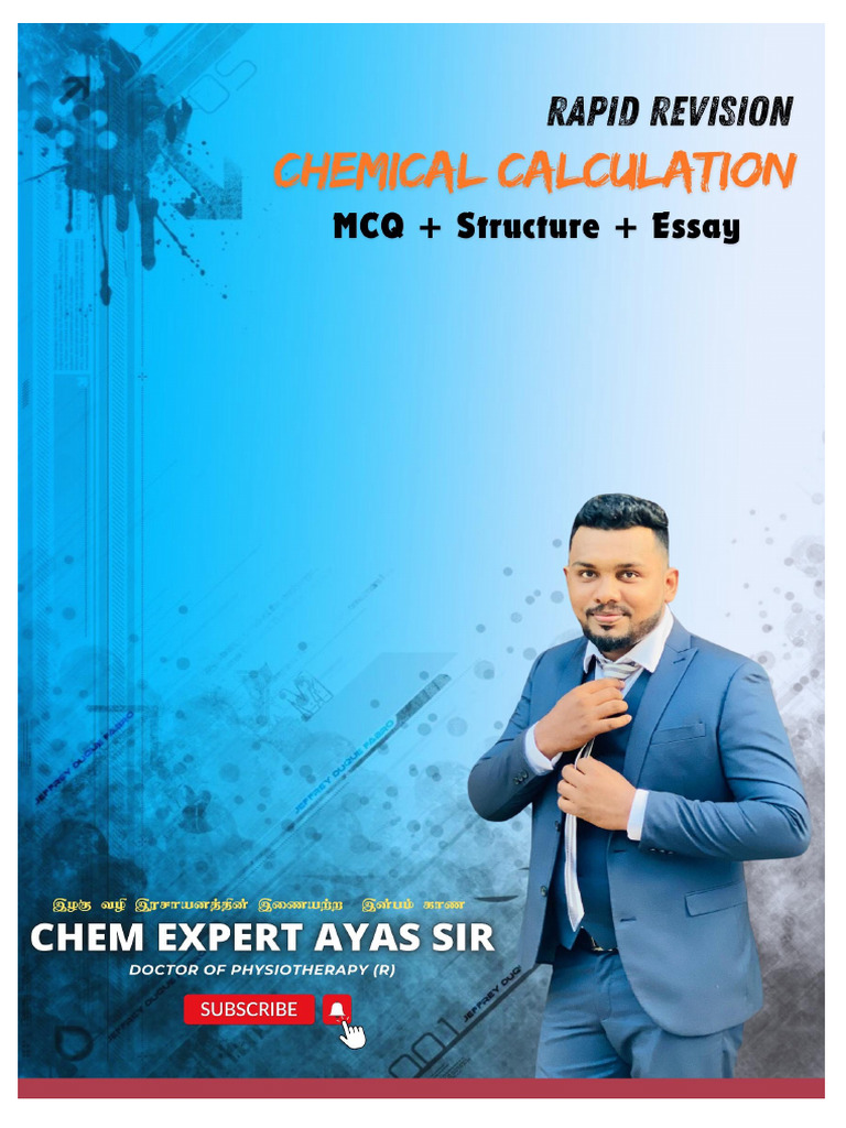 Chemical Calculation MCQ FREE CLASS TUTE | PDF