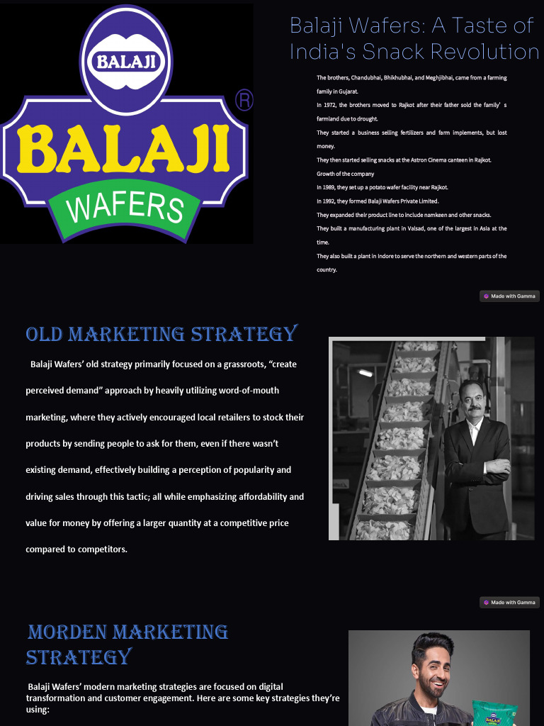 Balaji Wafers A Taste of Indias Snack Revolution | PDF | Marketing | E ...