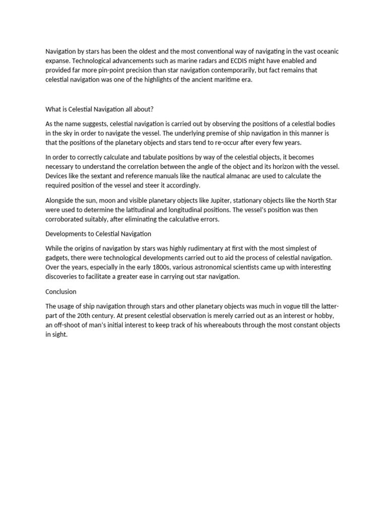 NAV 4 | PDF | Navigation | Physical Sciences