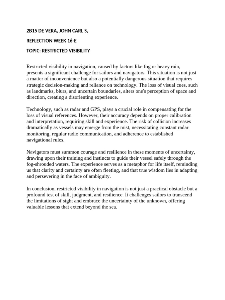 Restricted Visibility | PDF