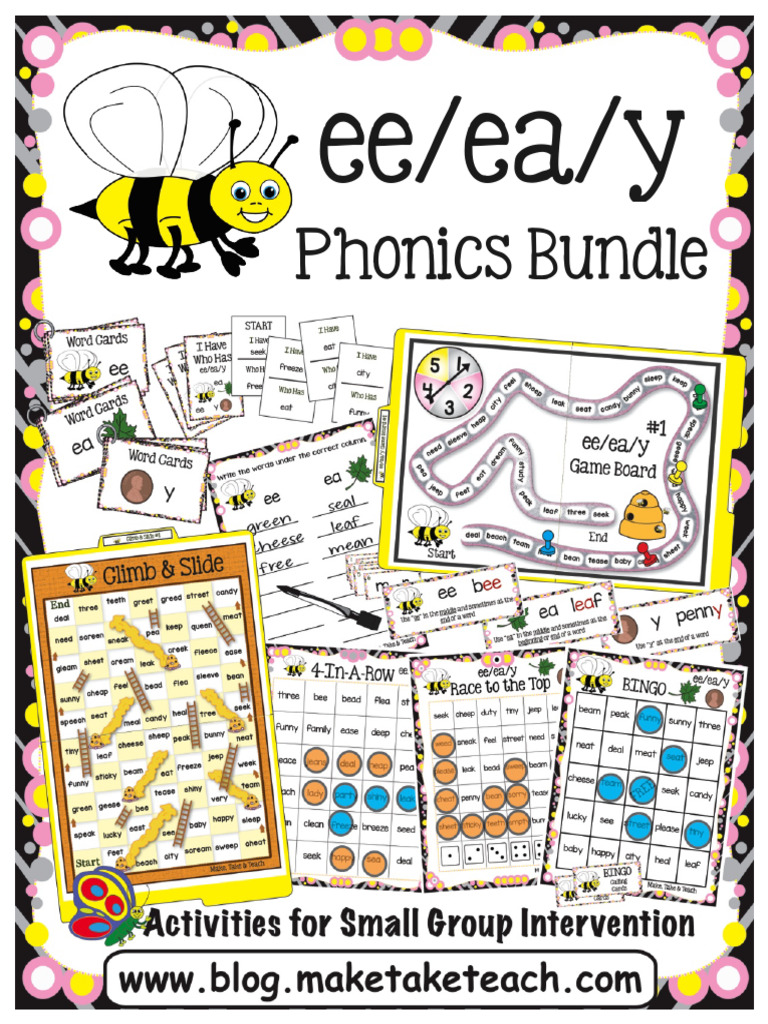 Eee Ay Activities the Big Phonics Bundle | PDF