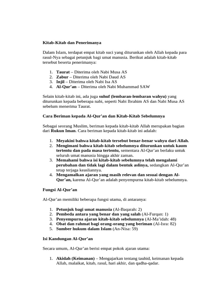 Kitab Kitab - Kel3 | PDF