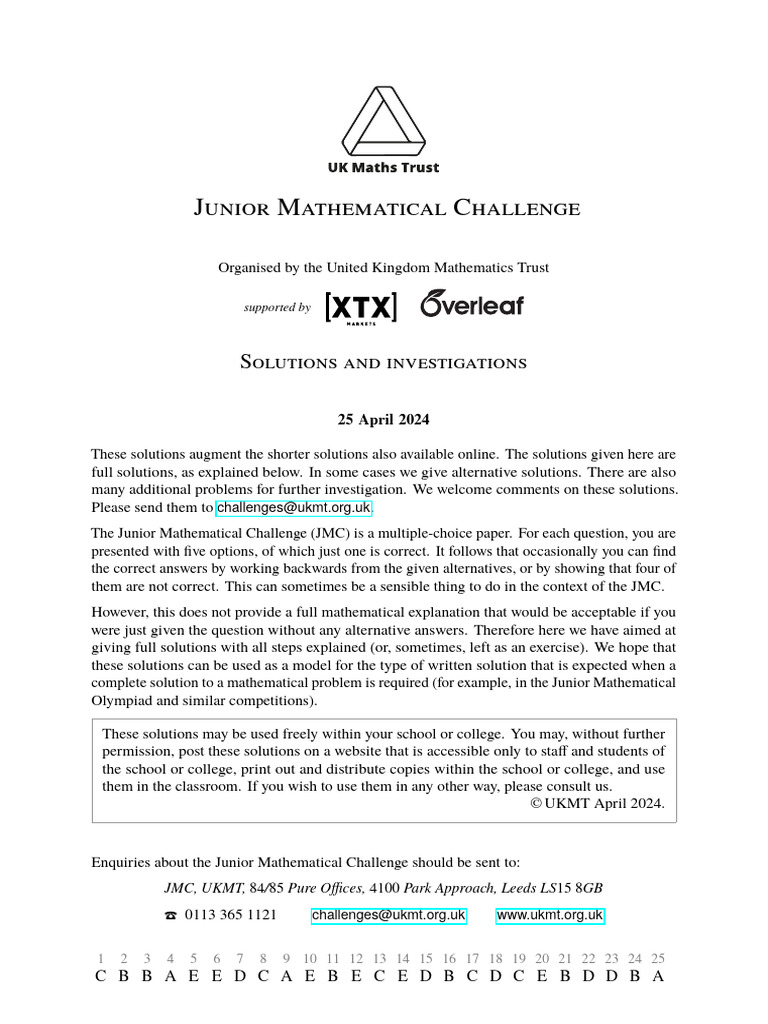 JMC 2024 Extended Solutions 1 | PDF