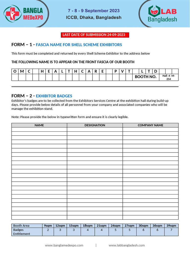 Compulsory Forms 1 2 3 Bangladesh | PDF | Health Care | Social Programs