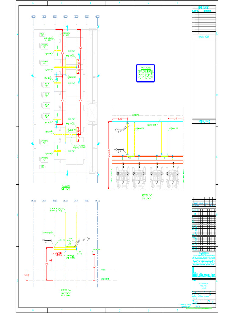 Ju249 Let A 225 9129 s01 Mud Pump Room Trolley Rail Layout | PDF