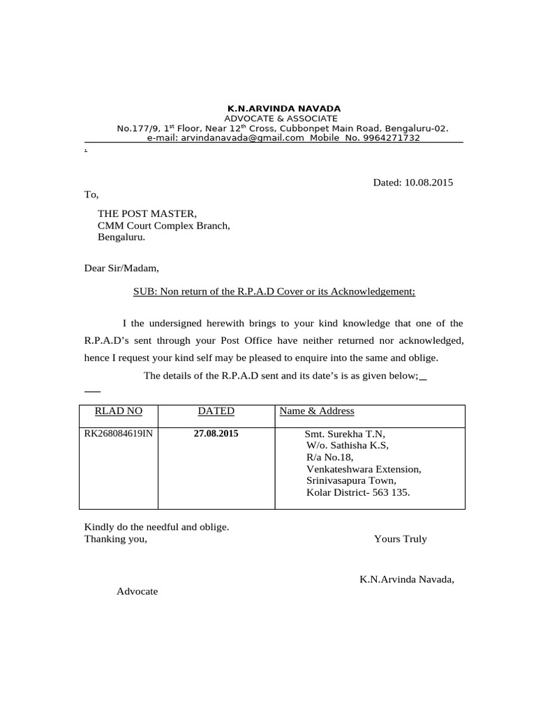 Letter Post Office | PDF