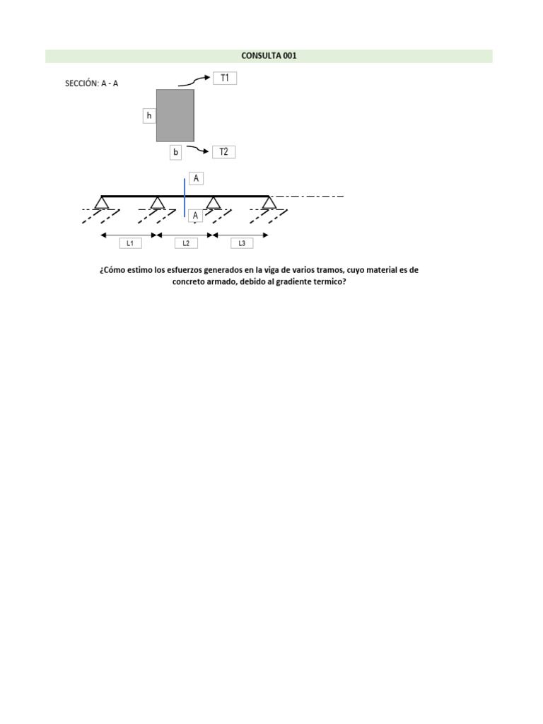 Consulta Gradiente Termico en Vigas de C°A | PDF