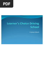 Learner Driver Manual | PDF | Driver's License | Traffic
