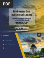 Tabel Transformasi Laplace | PDF