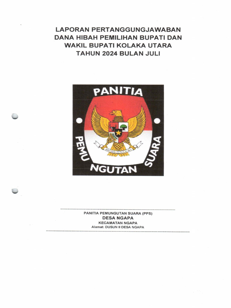 Contoh LPJ | PDF