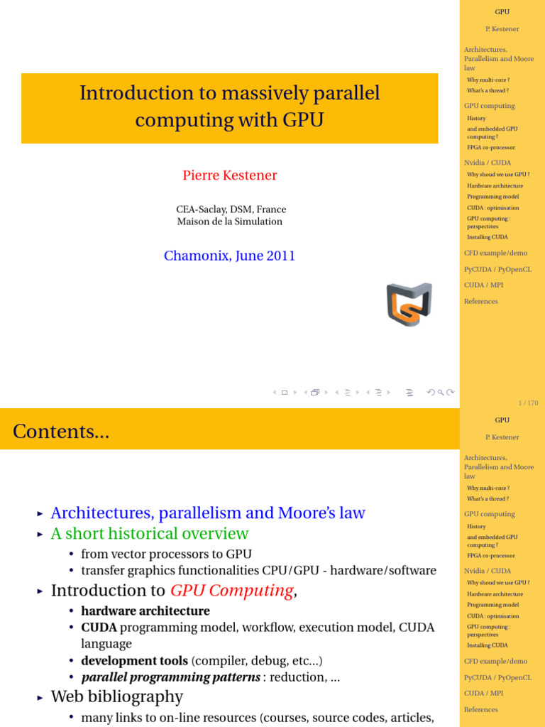 PK Introduction CUDA | PDF | Multi Core Processor | Graphics Processing Unit