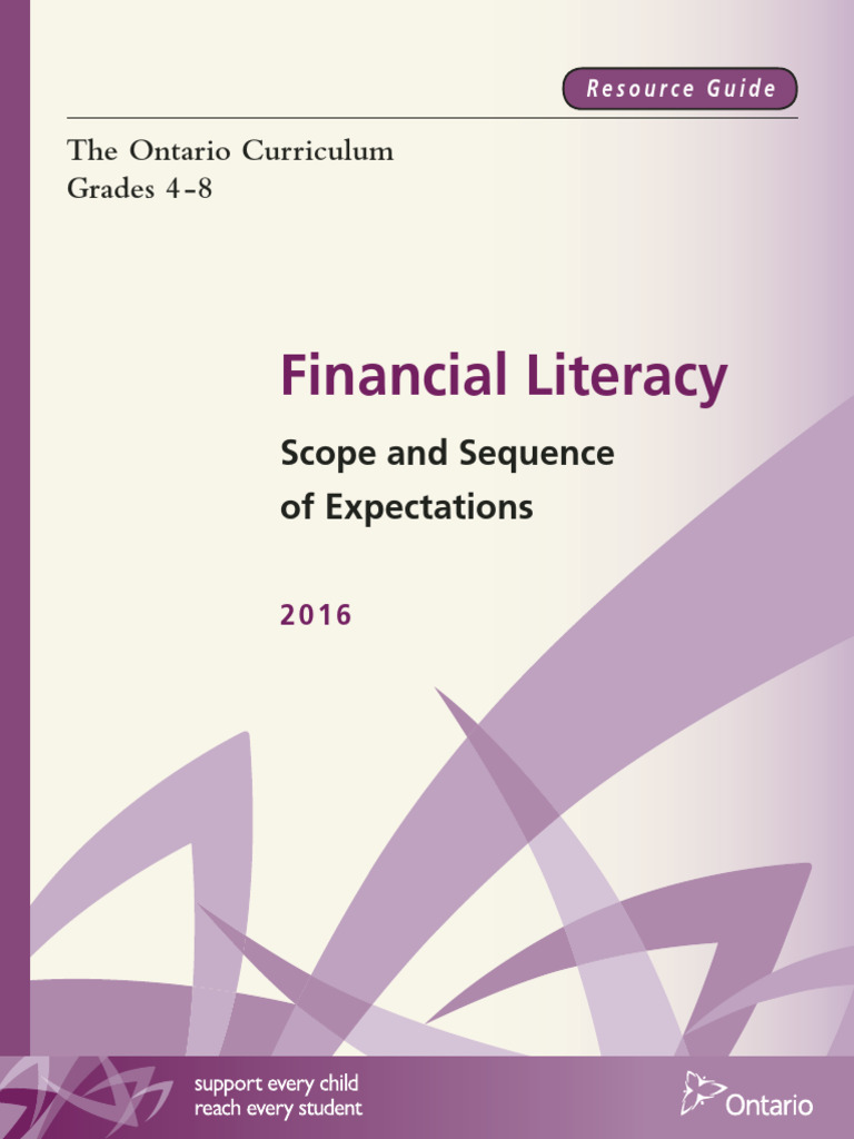 Financial Literacy | PDF | Curriculum | Literacy