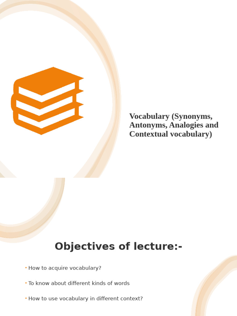 Contextual Vocabulary PPTS | PDF | Vocabulary | Lexical Semantics