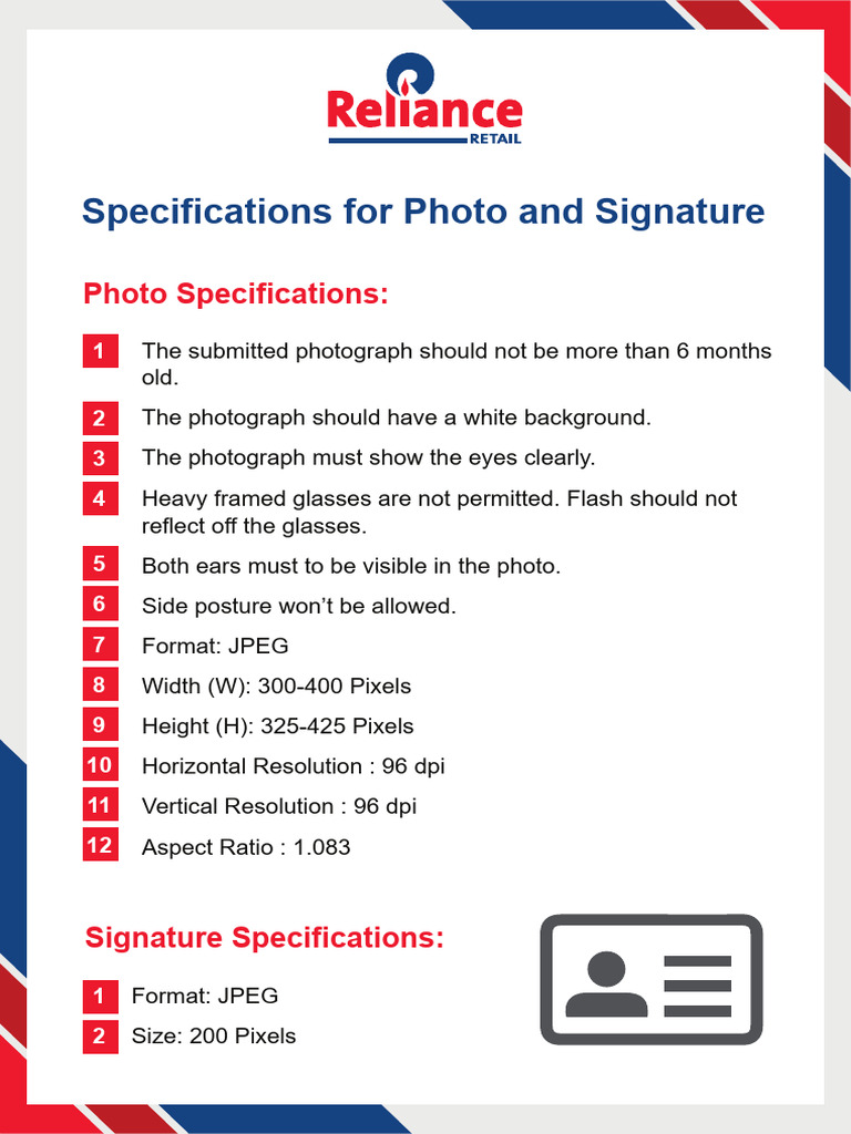 Photo and Signature Specs Guide | PDF