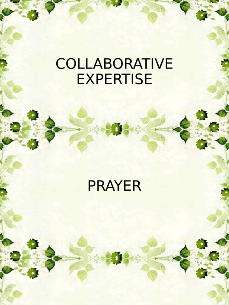 Collaborative Expertise | PDF