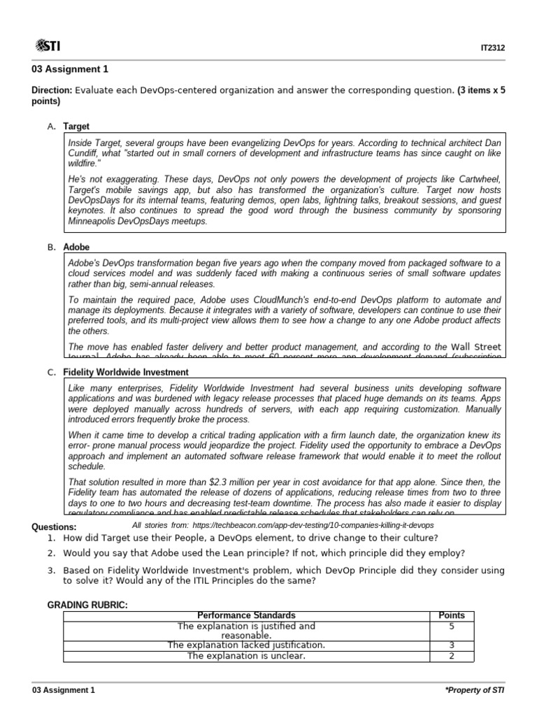 03 Assignment 1 6 Pdf Cloud Computing Information Technology