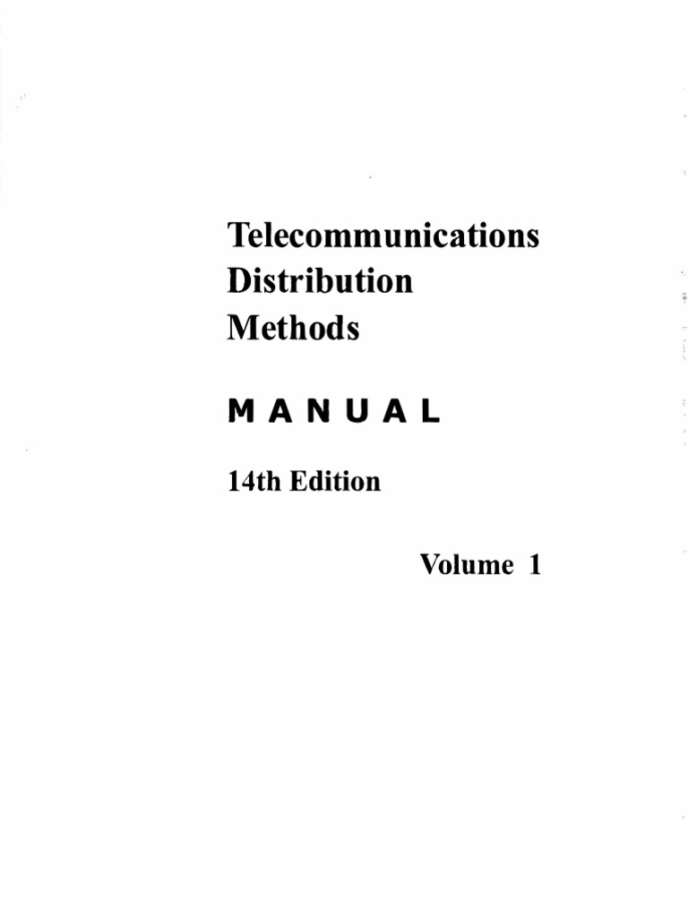 Telecom Equipment Manual 14th Ed. | PDF