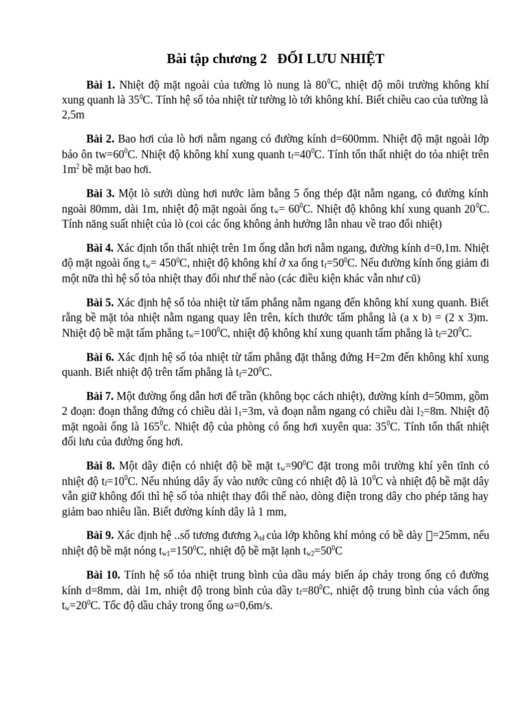 Bai Tap Chuong 2 DLN | PDF