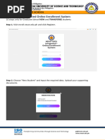 NEUST - Graduate School Online Enrollment System For NEW and TRANSFEREE Students | PDF