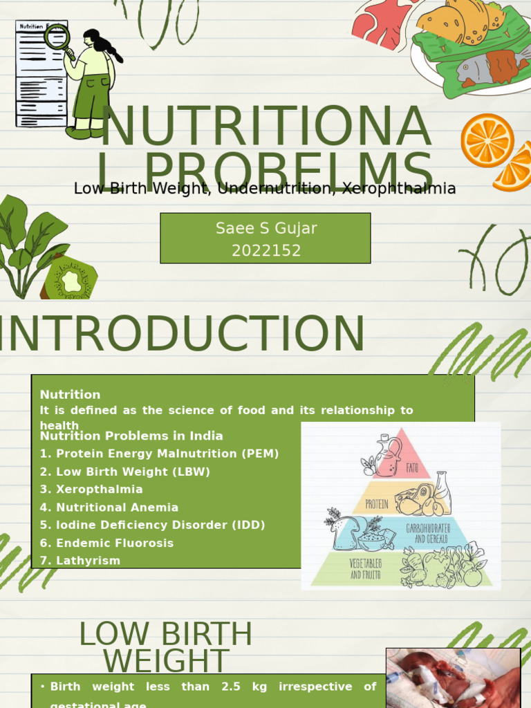 Nutritional Problems Part 1 20250131 082746 0000 | PDF | Low Birth ...