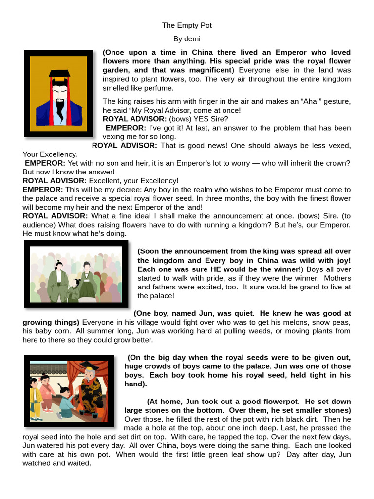 The Empty Pot | PDF